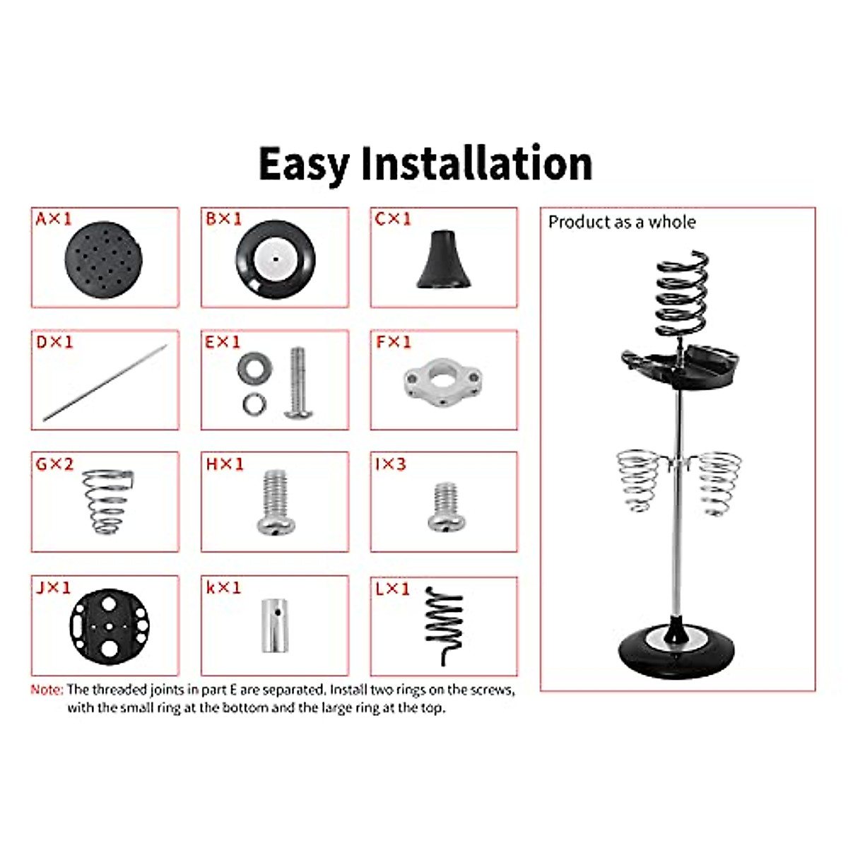 Hair Dryer Stand,Twisty Style Acrylic Top Holder,Hair Styling Appliances with Tray Two Spiral Holders and Heavy Base for Hair Dryer,Flat Iron,Curling Stick,Hair Straightener,Brush (crystal)