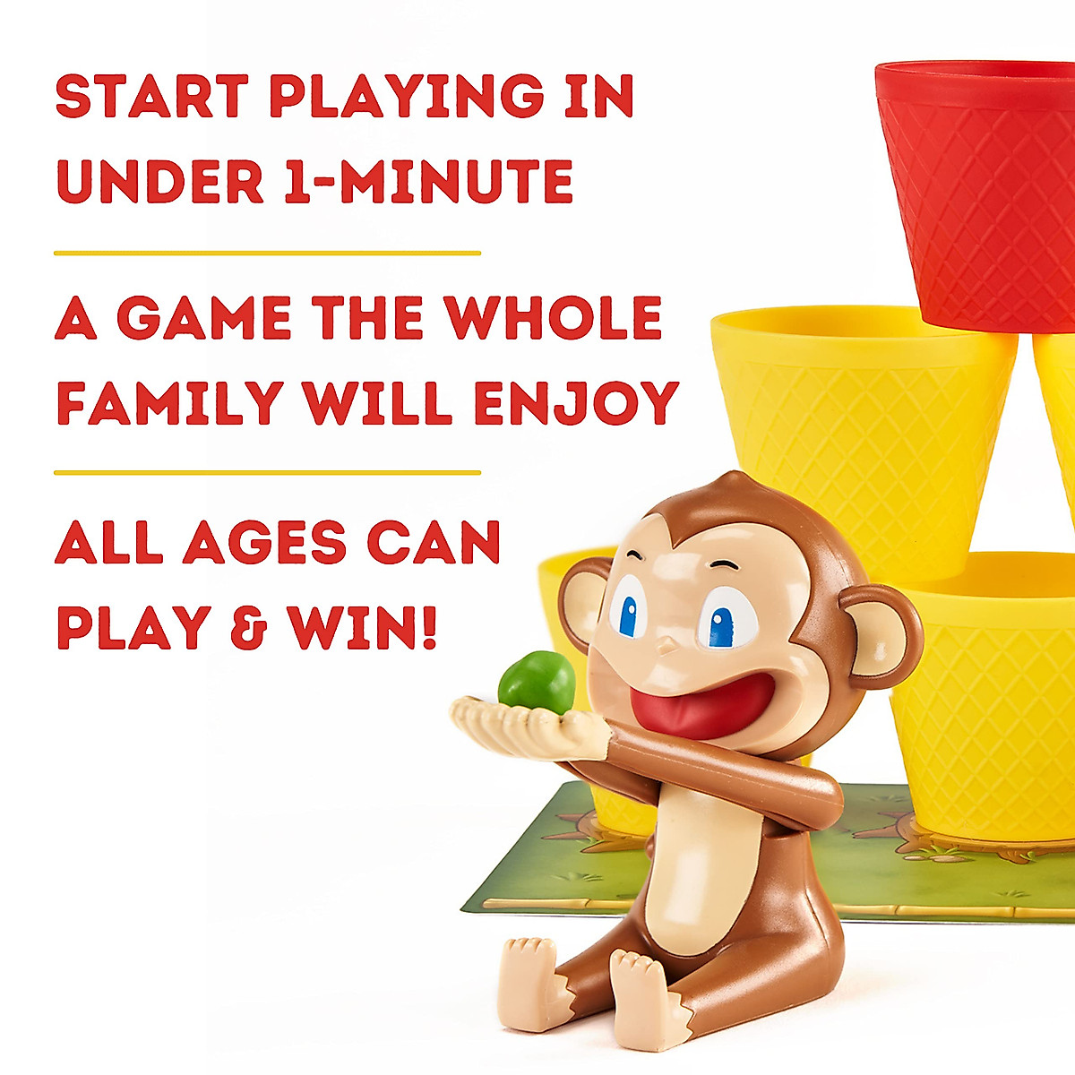 Coconuts Game | The Family Game of Spring-Loaded Monkeys Catapulting Coconuts