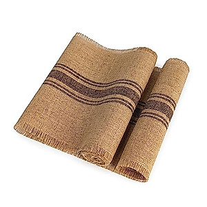 Home·FSN Burlap Table Runners,14X90 Inches Table Runner 100% Jute Vintage Burlap Roll for Wedding, Parties, BBQ's, Everyday, Holidays