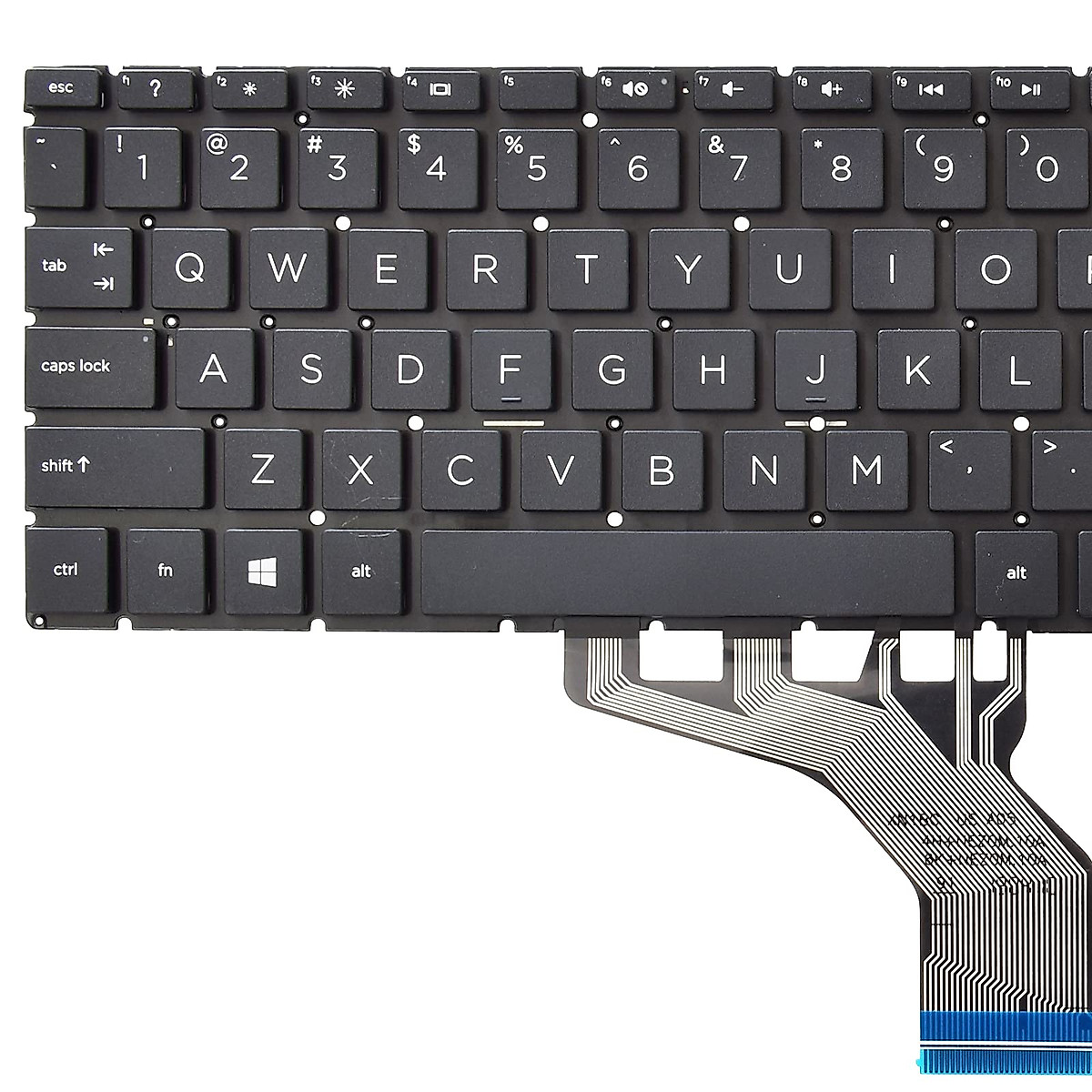 SUNMALL Replacement Keyboard Compatible with HP 250 G7 255 G7 15-DA 15-DB 15-DK 15-DR 15-DW 15-DU 15S-DU 15-DY 15s-DY 15s-EQ 15-EF 15s-FQ 15-GW 17-CA.Home 17-by Black US Layout