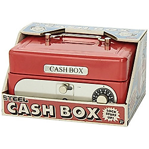 Schylling Locking Cash Box Red, 1 EA
