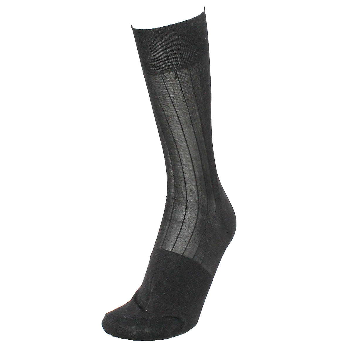 Mona's Choice 3-Pack Mens Silk Dress Socks/Mens Sheer Dress Socks/Mens Nylon Dress Socks (Black)