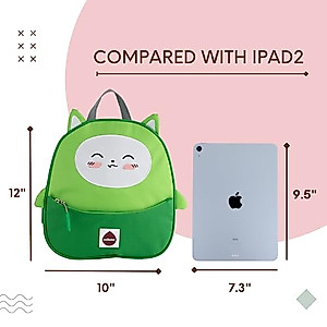 Milkdot Designer Mini Backpack, Perfect for Women, Men, Boys, Girls, Stylish for kids ages 3+ (Green)