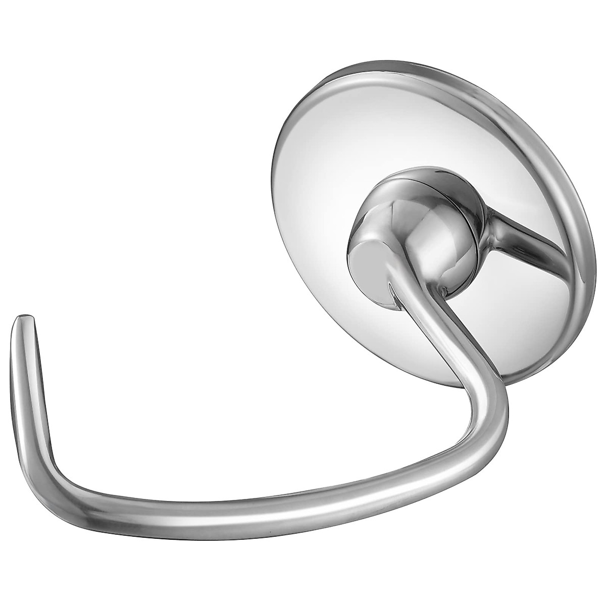 Gdrtwwh Stainless Steel Dough Hook Attachment for KitchenAid 4.5-5 Quart Tilt-Head Stand Mixer,Replacement Parts Bread Hook, Dishwasher Safe(Replace K45DH)