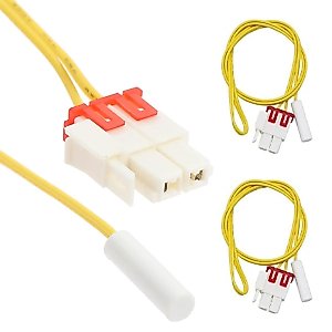 RecDec 2 Pack Refrigerator Defrost Temp Sensor Replacement Temperature Thermostat Probe for Samsung Fridge Units DA32-00006W RF217ACRS