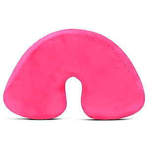 iscream Silky Fleece Covered 10.5" Slow Rise Squishy Rainbow and Clouds Shaped Stress Ball