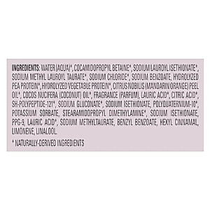 Love Beauty and Planet 5-in-1 Multi-Benefit Shampoo Vegan Keratin Collagen & Sun-Kissed Mandarin for a Deep Cleanse, Hydration, Strength, Fullness & Shine, 13.5 oz