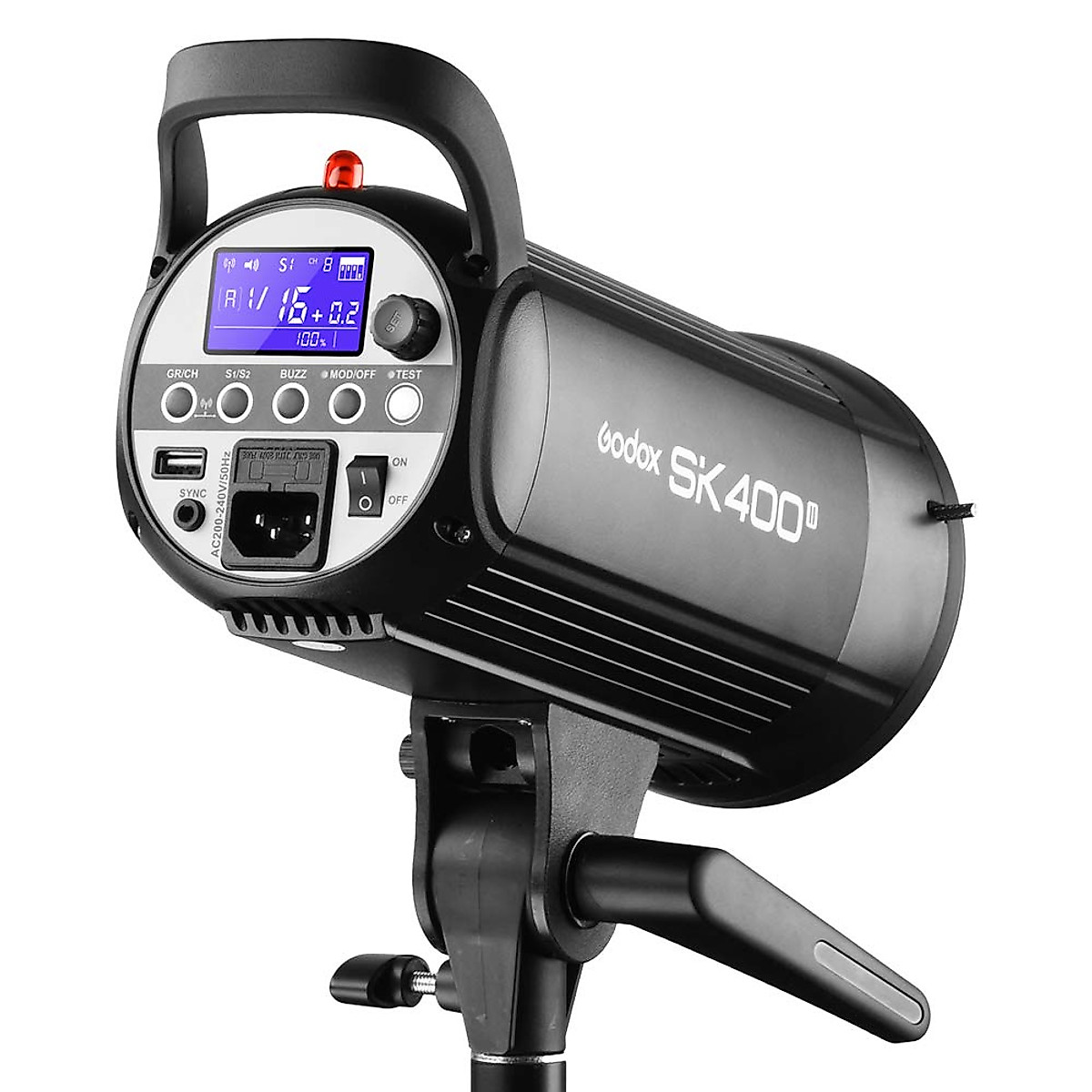 Godox 2 Pack SK400II 800Ws Photo Speedlite Studio Flash Strobe Monolight Bowens Mount Kit for Studio Shooting,Video Location and Portrait Photography with Softbox,Light Stand,Barn Door Kit,Reflector