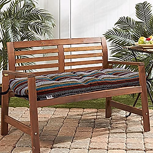 Big Hippo Bench Cushion 36 inch, Patio Bench Cushion Indoor, Patio Furniture Chair Cushion Bench Pad, Porch Swing Cushion with Ties