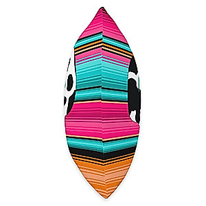 Western Serape Cactus designs Serape Cactus Cow Calf Print Pattern Colorful Throw Pillow, 16x16, Multicolor