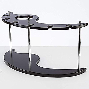 PIBM Stylish Simplicity Wine Racks Free Standing Wine Racks，Solid Wood Creative Wine Cabinet Decoration，Living Room Restaurant Kitchen Home Practical（50X20X21Cm）