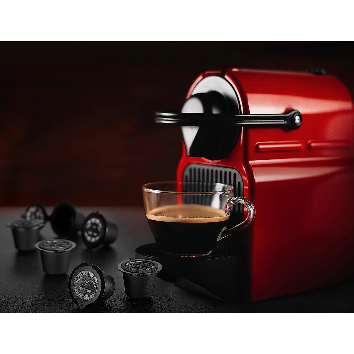 Nespresso Capsules Refillable - Reusable Coffee Pods For Nespresso Cups - OriginalLine Compatible - Pack of 6