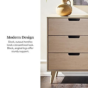 Walker Edison Modern 6-Drawer Dresser Bedroom Storage Organizer, 52 Inch, Riviera
