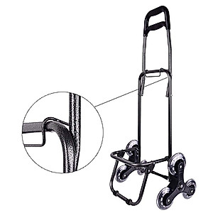 Shopping Trolley on Wheels Multi Function Shopping Cart Climbing Stairs Cart Small Cart Collapsible Crystal Wheel Trolley Lever Car Small Trailer Luggage Cart Contains Cloth Bag Storage Hand Trucks