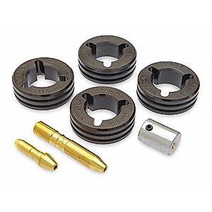 Drive Roll Kit, 4-Roll, V-Knurled, 0.062