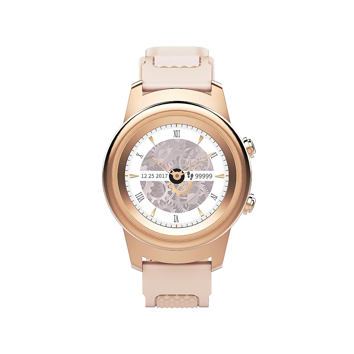 3Plus Callie Hybrid SmartWatch for Women, 30+ Day Battery | Heart Rate Monitor, Pedometer, TFT Vibrant Display, Sleep Tracker, Calorie/Step Counter, Music Controls, for iPhone and Android | Rose Gold, One Size