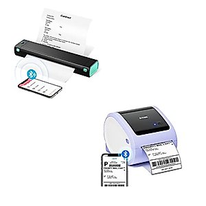 Itari Portable Printer and Bluetooth Shipping Label Printer