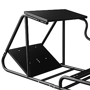 Cockpit Racing Steering Wheel Stand, Adjustable Driving Simulator Seat, Simulator Racing Seat, Driving Game Seat, Cockpit Racing Simulator Seat, Non-Folding Steering Wheel Support