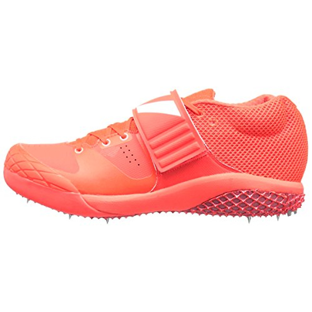 adidas Women's Adizero Javelin Track Shoe, Solar Red/White/Metallic/Silver, 15