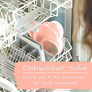 Suction Plates for Baby and Toddler Plates - Non Slip Baby Plates with Suction Silicone Plates for Baby and Kids for No More Meal Time Mess - Stay Put Divided Silicone Placemat - Mint