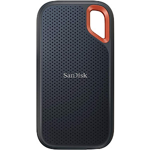 SanDisk SSD, External 4 TB USB3.2 Gen2, Read Up to 1050MB/s, Splashproof and Dustproof, SDSSDE61-4T00-GH25, Extreme Portable SSD, V2 Win Mac, PS4, PS5, Eco Package