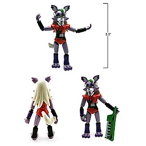 Toysvill Set of 5 Figures Inspired by Five Nights at Freddys/FNAF Security Breach/Action Figures Toys/Toy Dolls for All Children/Toys Gifts