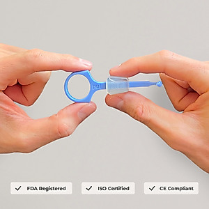 PUL 2-in-1 Aligner Seating Chewie & Removal Tool — Compatible with Invisalign, Removable Braces, Retainers & Trays – Easy-to-Use Remover & Chew, Dental & Oral Care – Pink, Orange, Blue (Pack of 3)