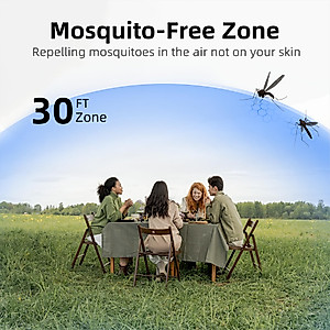 Mosalogic Mosquito Repeller Outdoor Patio Effective Pest Repellent Portable Mosquitoes Repellent