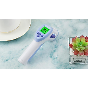 Amplim Digital Forehead Thermometer for Kids, Adults, and Babies - Touchless, Non-Contact Fever Thermometer with Temporal Head Function - No-Touch Thermometer for Accurate Temperature - FSA/HSA