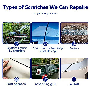 Farrinne Nano Sparkle Cloth, Scratches Remover with Repair and Water Polishing for All Kinds of Car Smooth Surface