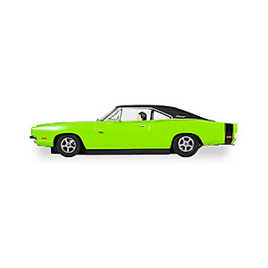 Scalextric Dodge Charger RT Sublime Green Black Top 1:32 Slot Race Car C4326