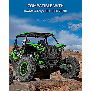 A & UTV PRO UTV Teryx Front Rear Tow Hook Compatible with 2020 2021 2022 2023 Kawasaki Teryx KRX 1000 Accessories, Replace OEM # 99994-1315, 2PCS