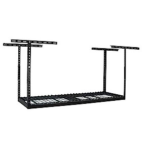 MonsterRAX - 2x6 Overhead Storage Rack (Hammertone, 18"-33" Ceiling Drop Down)