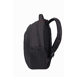 American Tourister Backpack M (15.6"), Black (Black/Orange)