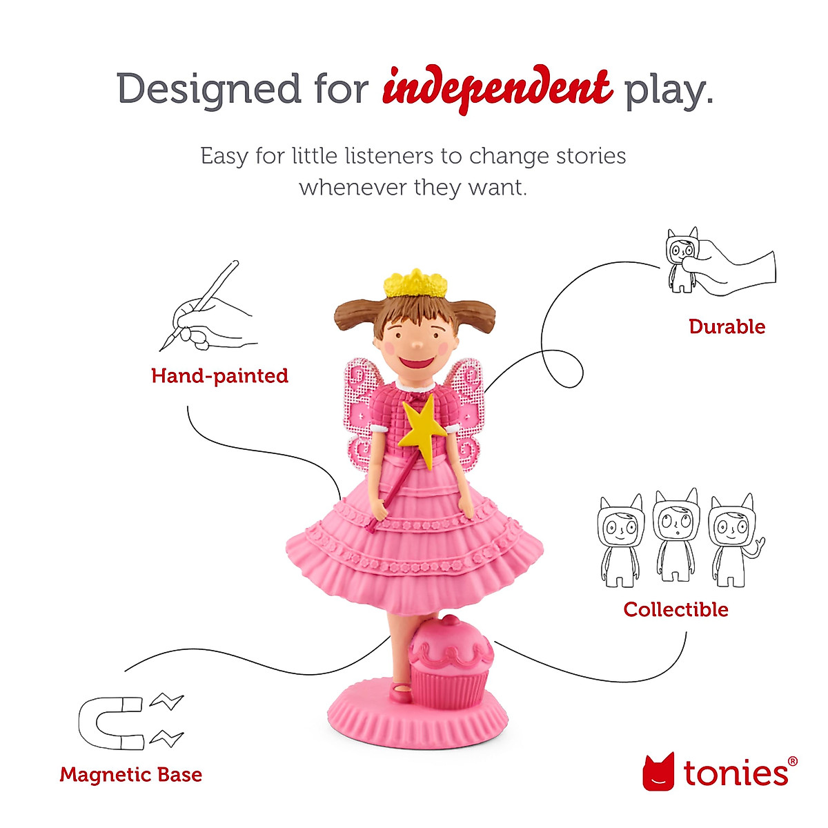 Tonies Pinkalicious & More Stories Audio Toy Figurine