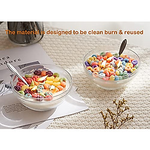 Cereal Candle Vanilla Candle Food Candles Gifts for Women Food Candles Fruit Loops Ice Cream Candle Soy Wax Vanilla Scented Cool Cute Candle Aesthetic Gifts Valentines Gifts (Cereal Bowl)
