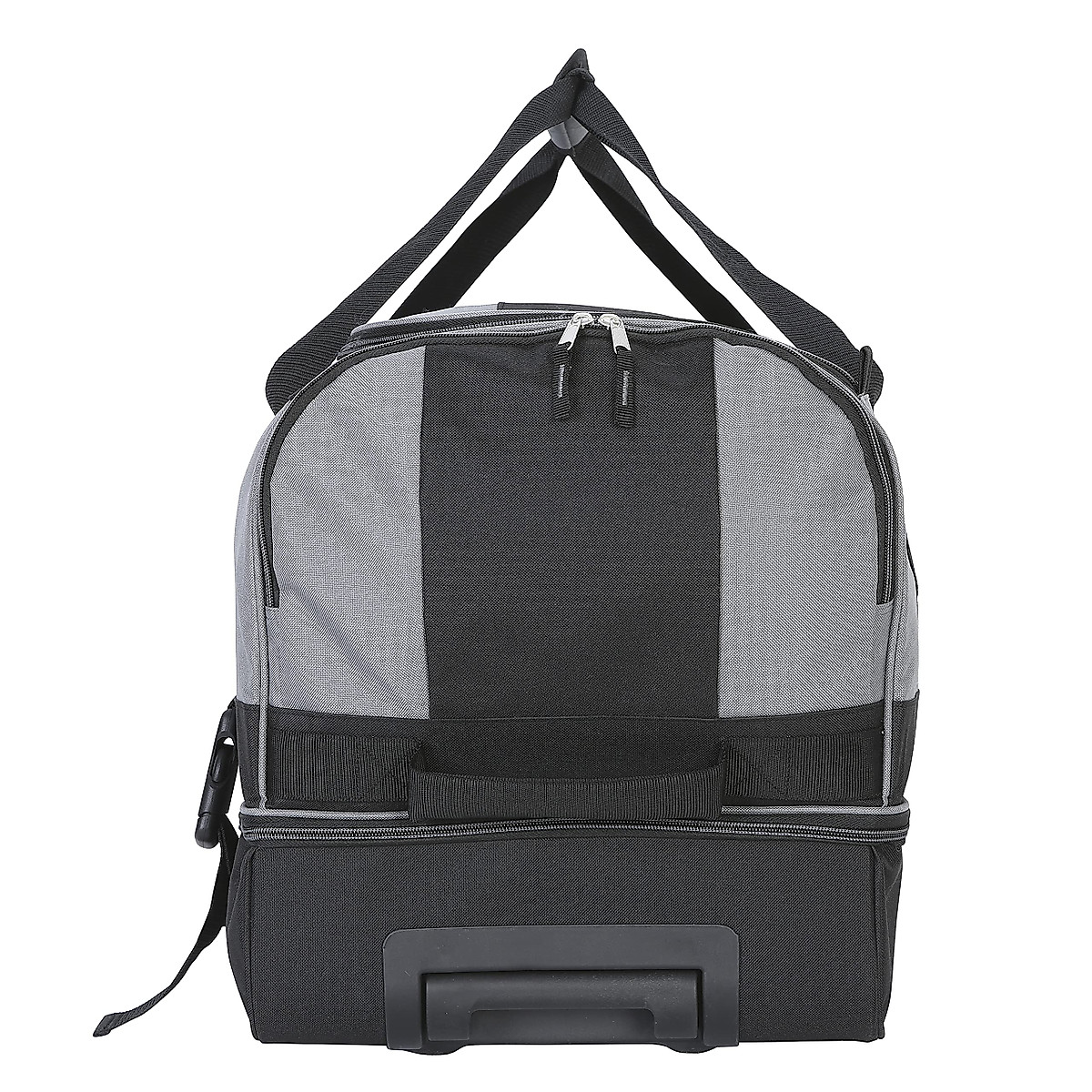 Travelers Club Pinnacle Travel Rolling Duffel Bag, Light Grey, Checked-Large 30-Inch