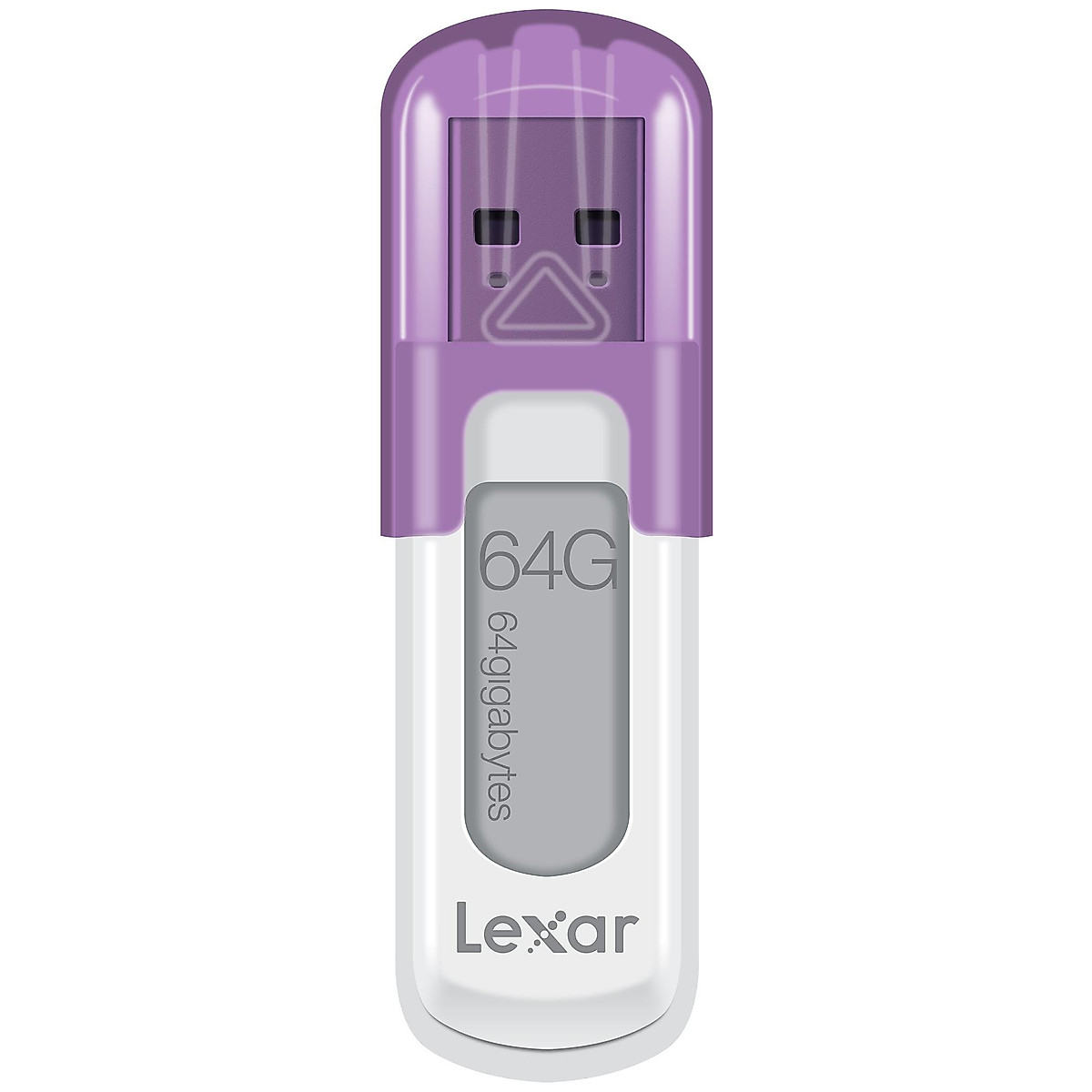 Lexar 64GB JumpDrive V10 USB Flash Drive Memory Stick - Purple