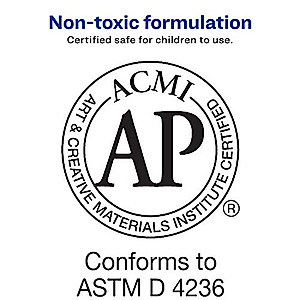 Avery Glue Stick White, Washable, Nontoxic, 0.26 oz. Permanent Glue Stic, 3pk (00164)