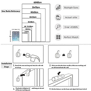 ASTRDECOR Botanical Plant Wall Art Farmhouse Decor Leaf Floral Wall Decor Canvas Wall Art for Living Room Kitchen Boho Home Decor Framed Ready to Hang- 12"x16"x3 Panels