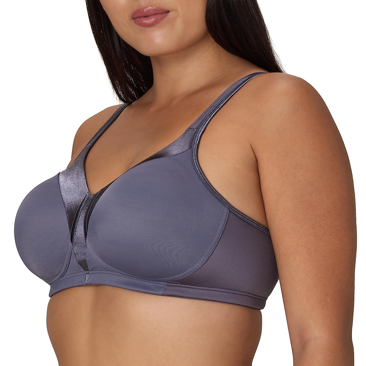 Playtex womens 18 Hour Silky Soft Smoothing Wireless Us4803, Available in Single and 2-pack Bras, Private Jet, 42DD US