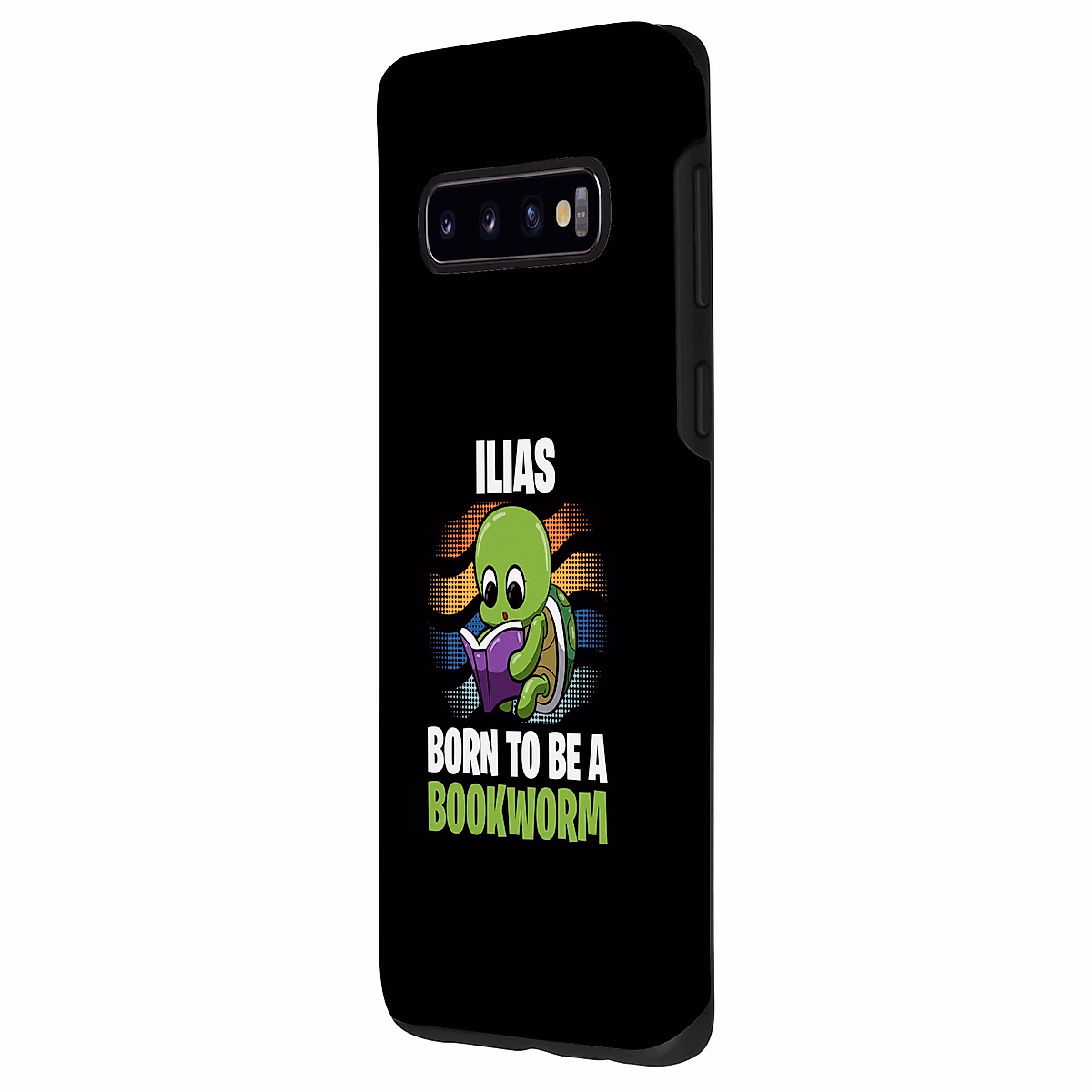 Galaxy S10 Ilias - Born To Be A Bookworm - Personalized Case