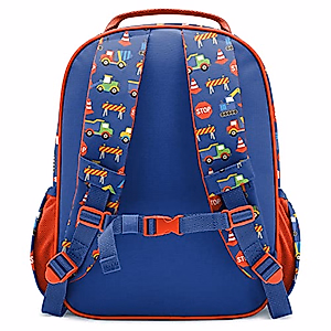 Simple Modern Toddler Backpack for School Boys | Kindergarten Elementary Kids Backpack | Fletcher Collection | Kids - Medium (15" tall) | Under Construction