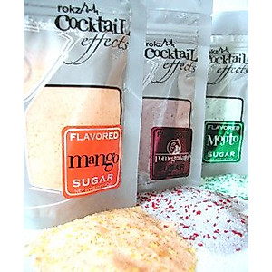 rokz Summer Drink Rimmers -Sugars in Mojito, Pomegranate & Mango (Set of 3)