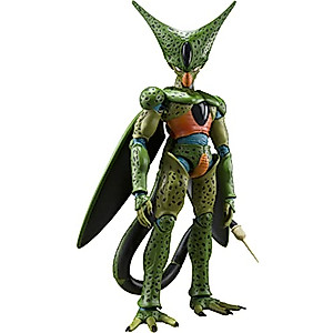 TAMASHII NATIONS - Dragon Ball Z - Cell First Form, Bandai Spirits S.H.Figuarts Action Figure