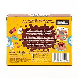 Professor Puzzle: Little Bakers - Ingredients & Recipe Card Game, Fun & Fast Paced, Set Collection, Ideal Starter Game, Kids Ages 4+, 2-5 Players