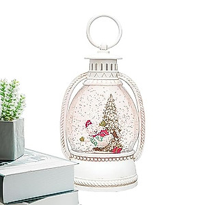 Snow Scene Lamp - Christmas Lanterns Snow Globes,Built-in Light-up Design Christmas Lanterns, Snowman Christmas Decorations for Children Gifts Buogint