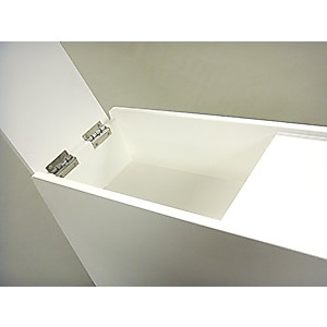 Proman Products Bathroom Floor Cabinet Wood in Pure White (Model: ZLMN46001)