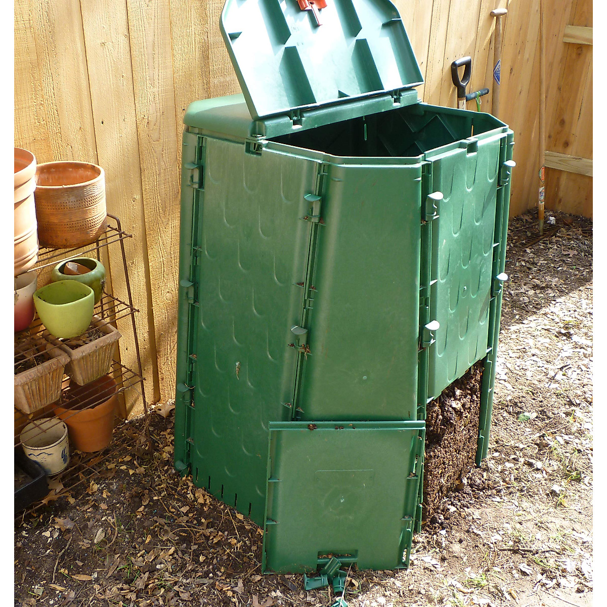 Exaco AQ AeroQuick Large Compost bin, 187 Gallons, Green
