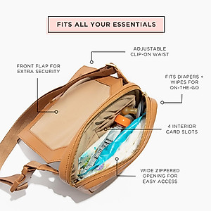 Freshly Picked Classic Park Pack Belt Bag, Fanny Packs for Women, Wear as a Waist Bag or Crossbody (Aspen)